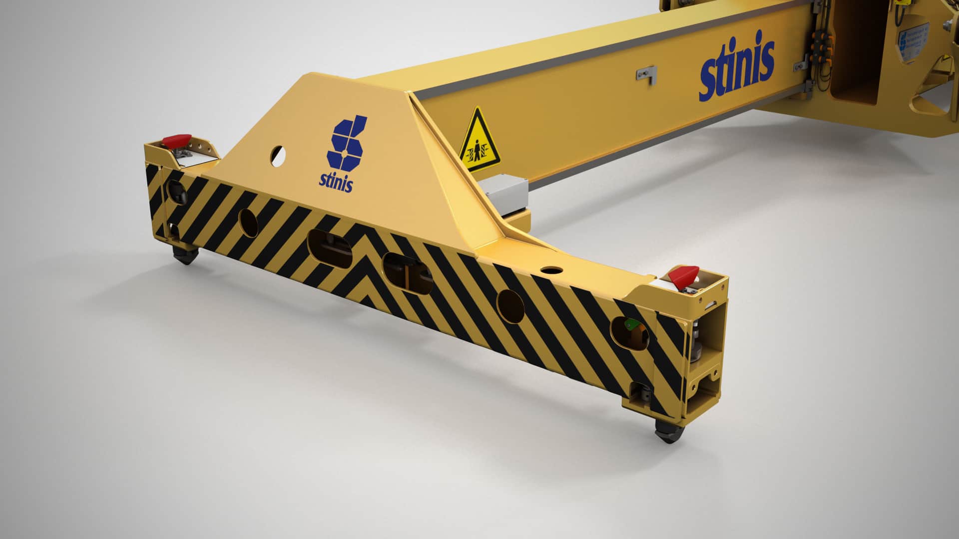 Straddle Carrier Spreaders - Stinis: Container Handling Specialists